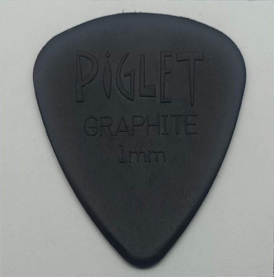 Piglet Graphite Lite – 1mm Bass Guitar Picks. - Polyspectrum - The Plectrum Makers.
